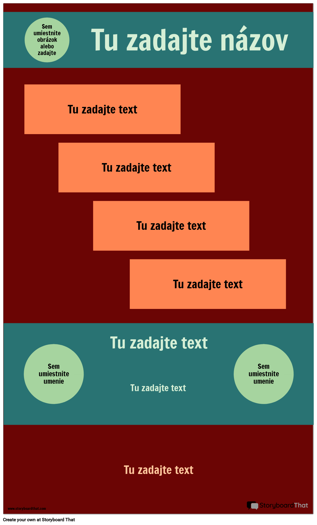 Step Blank Infographic Template Storyboard od sk-examples