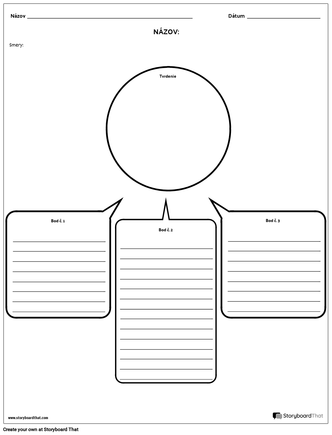 Word Bubbles Storyboard by sk-examples