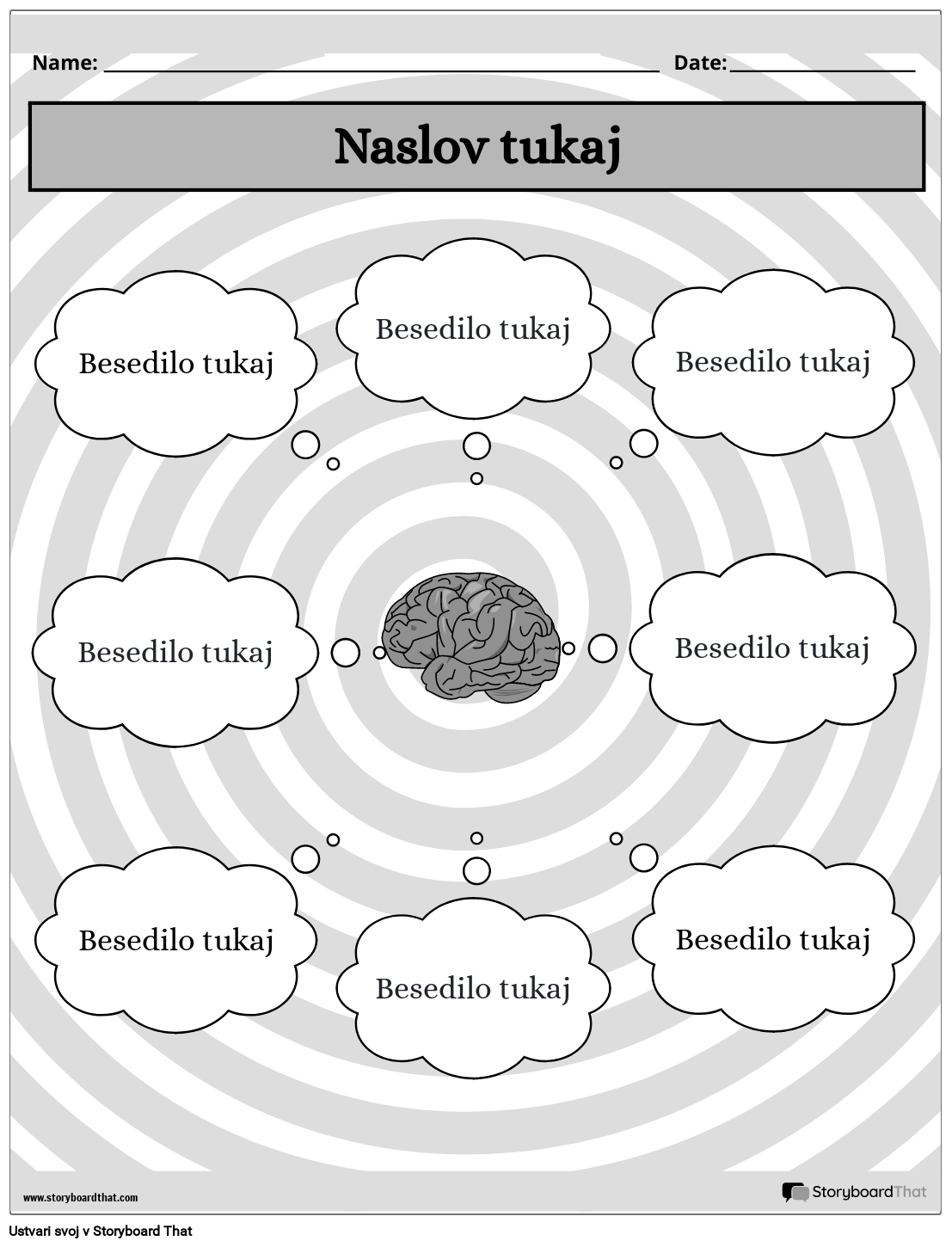 Brainstorm Portrait BW 1 Storyboard por sl-examples