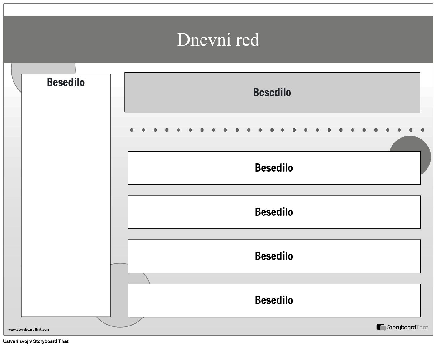 Dnevni red 6 Storyboard par sl-examples