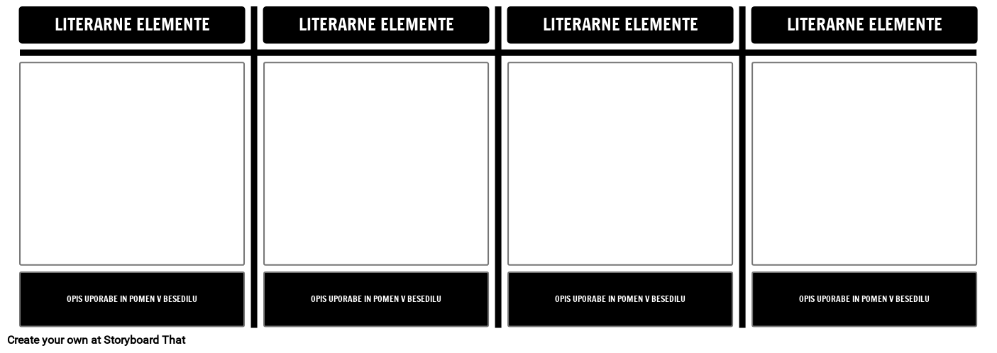 Literarni Elements T-Graf Storyboard Tarafından sl-examples
