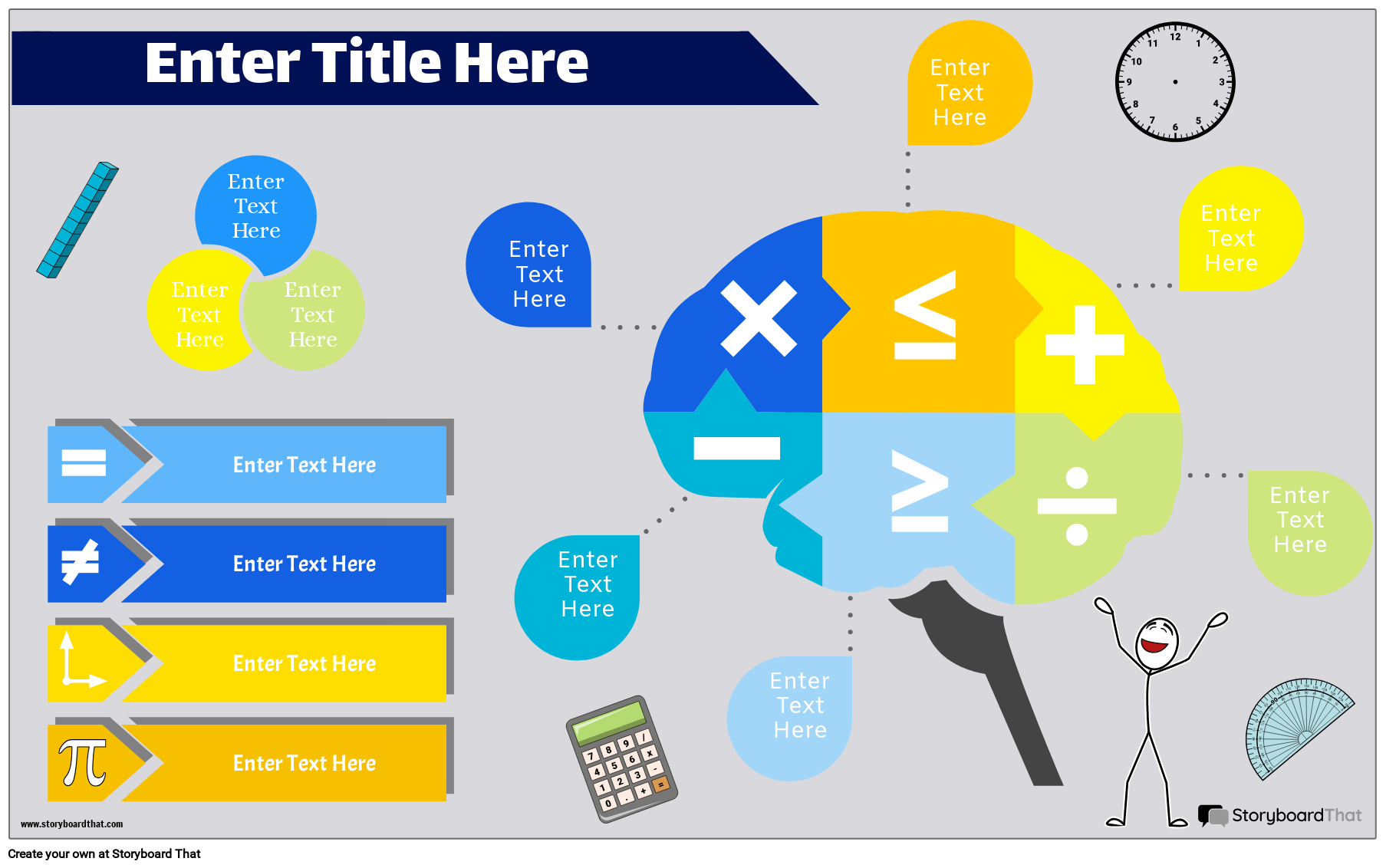 Math Infographic Landscape Color 4 Storyboard by sl-examples