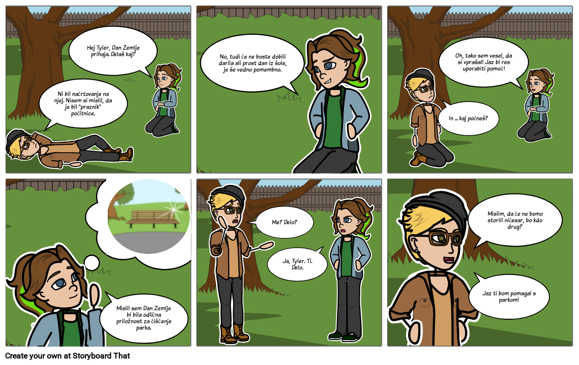 Očistite Park Storyboard por sl-examples