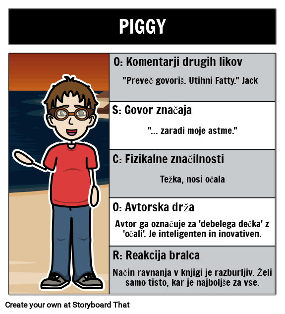 PRIMER OSKARJA - PRASEC Storyboard von sl-examples