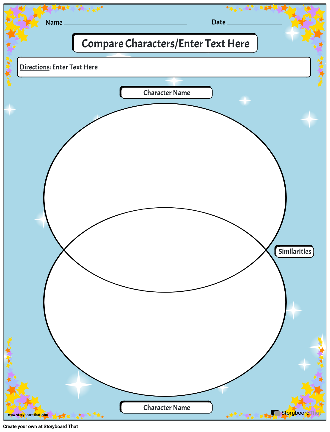 Primerjava Znakov Barva Portreta 1 Storyboard por sl-examples