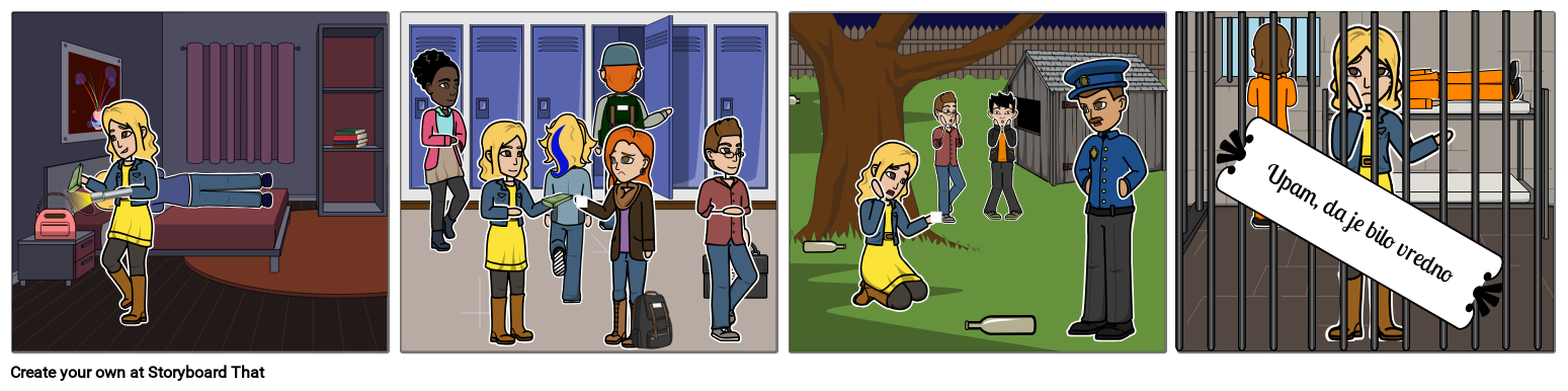 PSA - Arrest Storyboard por sl-examples