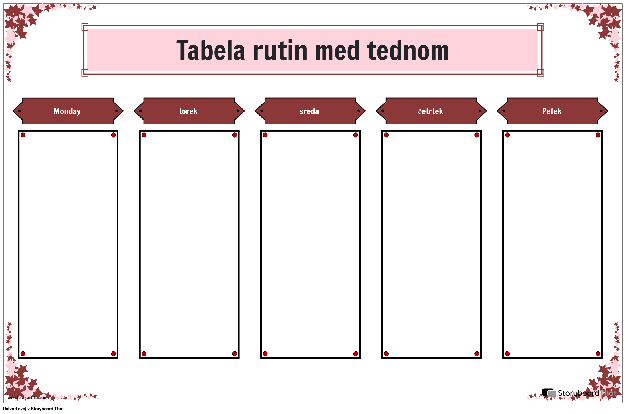 Tedenski Rutinski Grafikon القصة المصورة من قبل sl-examples