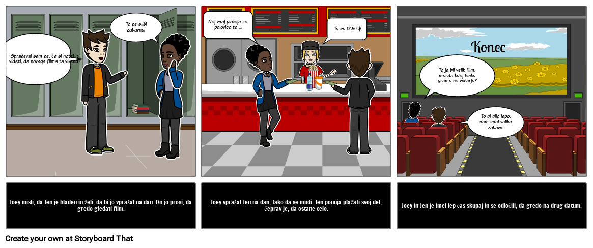 Teenage Dating Social Story Storyboard por sl-examples
