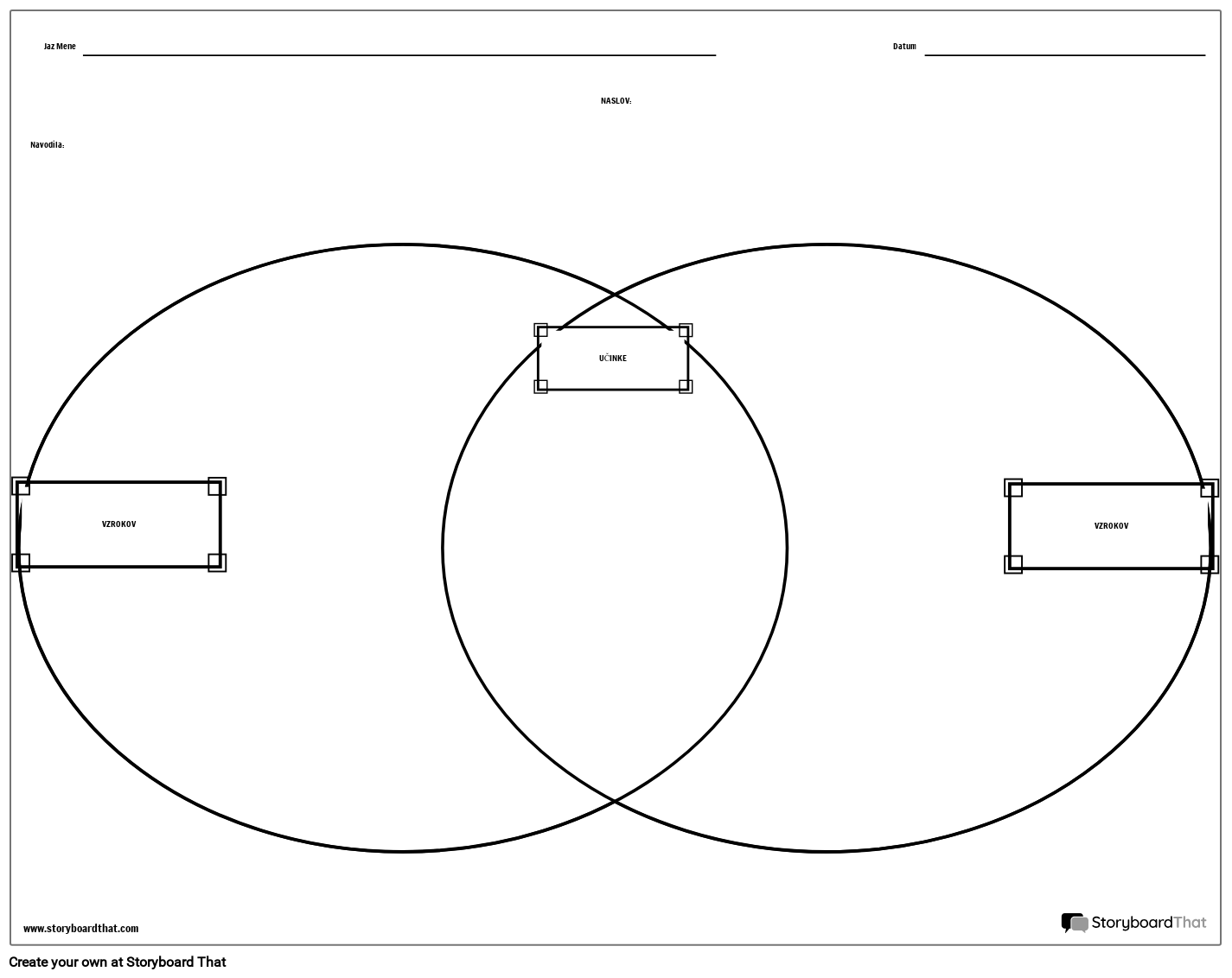 Venn Diagram Storyboard por sl-examples