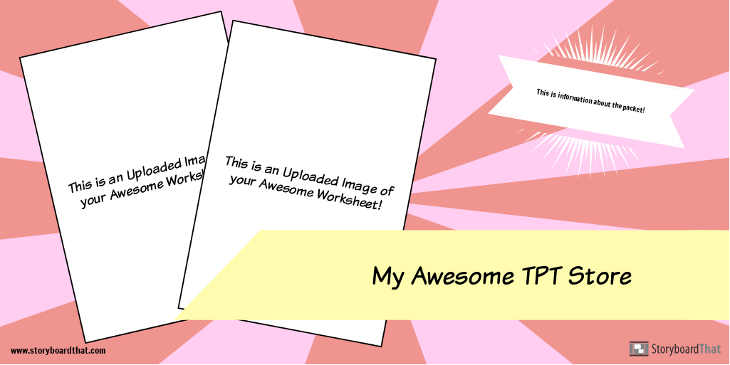 Social Media Templates for TpT | Promote Your TpT Store