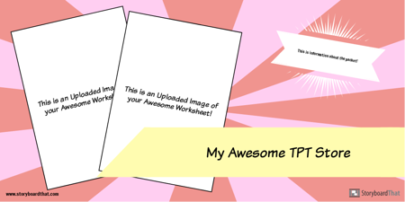 Social Media Templates for TpT | Promote Your TpT Store