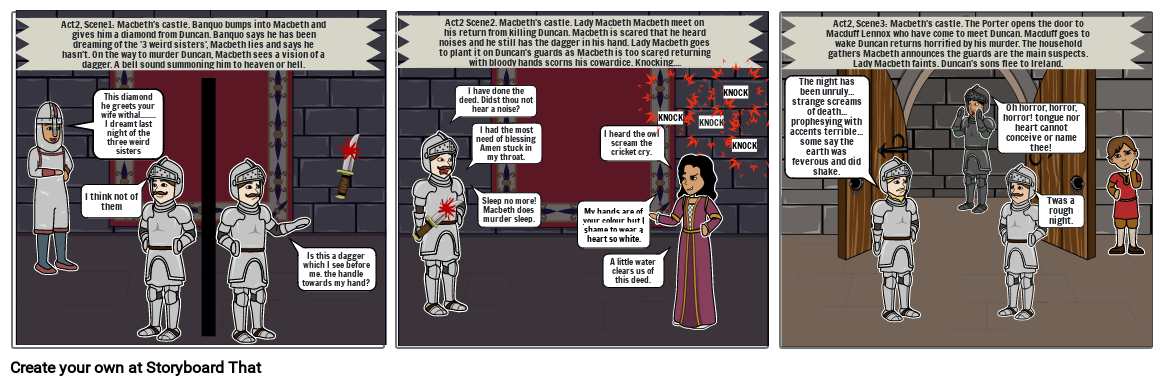 Macbeth Act2 Storyboard by southy
