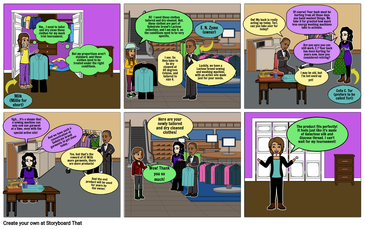 Enzyme Comic Strip Storyboard By Sp86896 Enzyme Comic Strip Storyboard By Sp86896