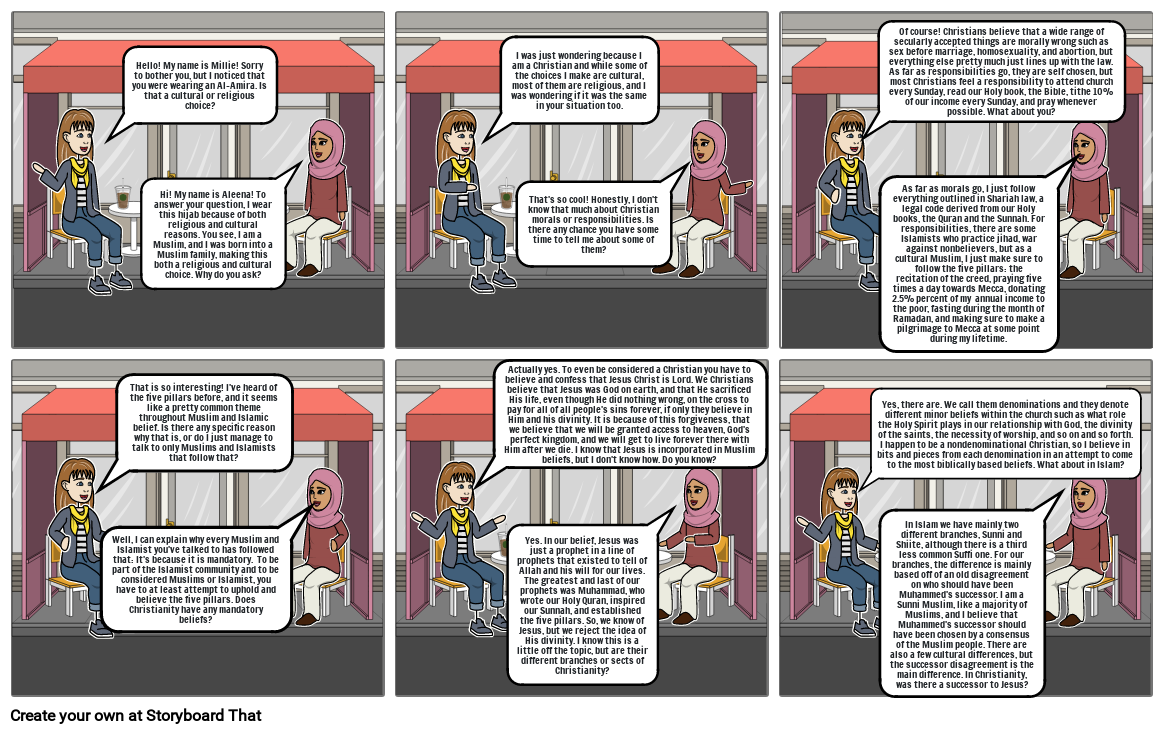 Islam project Storyboard por ssmile123