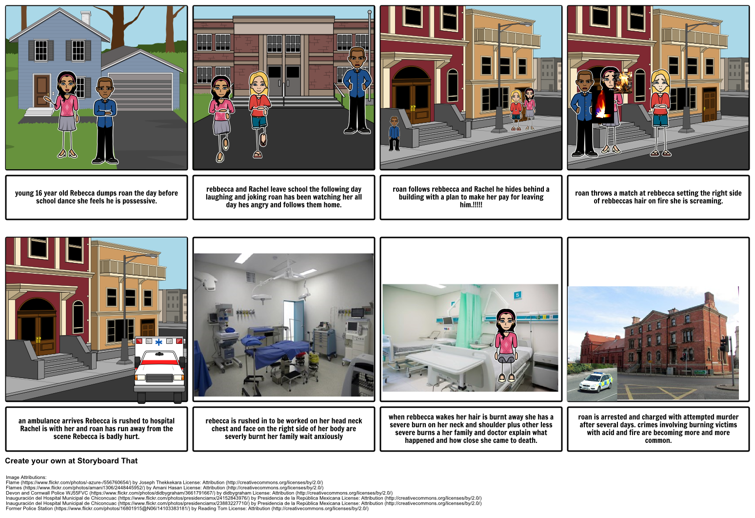 stoyboard for uni Storyboard por stacey29
