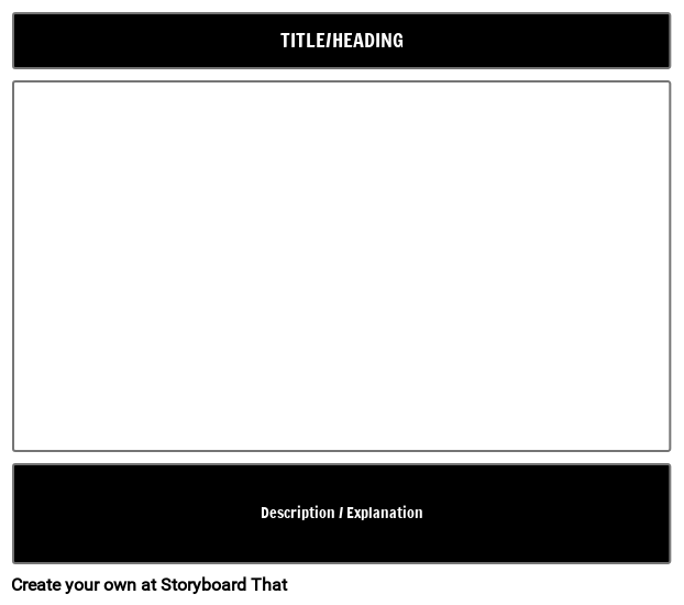 Blank 16x9 Title Desc Storyboard von storyboard-templates