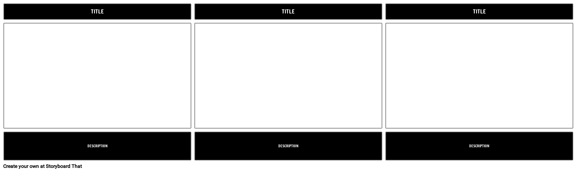 Storyboard 16x9 Template Printable Templates
