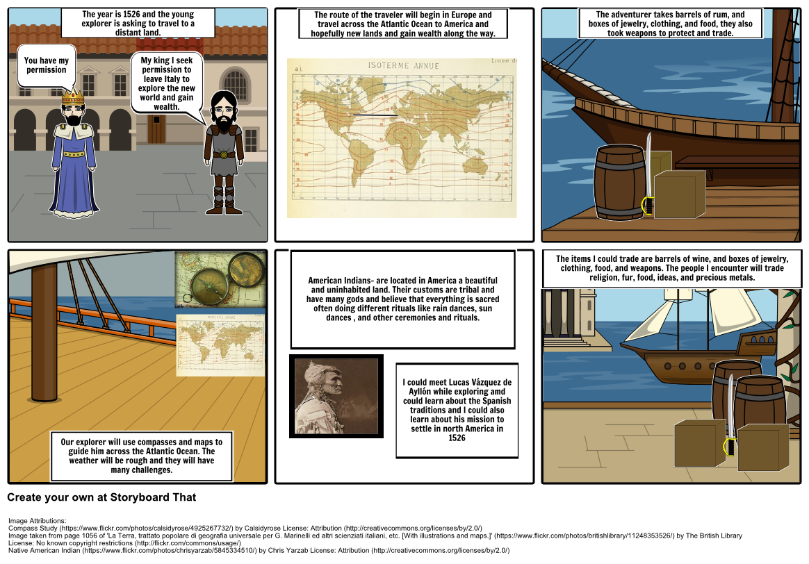 Exploring Americas 1400-1625 Storyboard por strongman