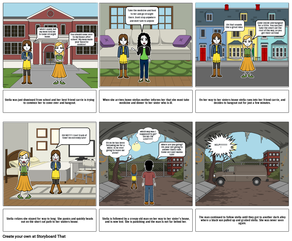 little red riding hood Storyboard by sturner3598