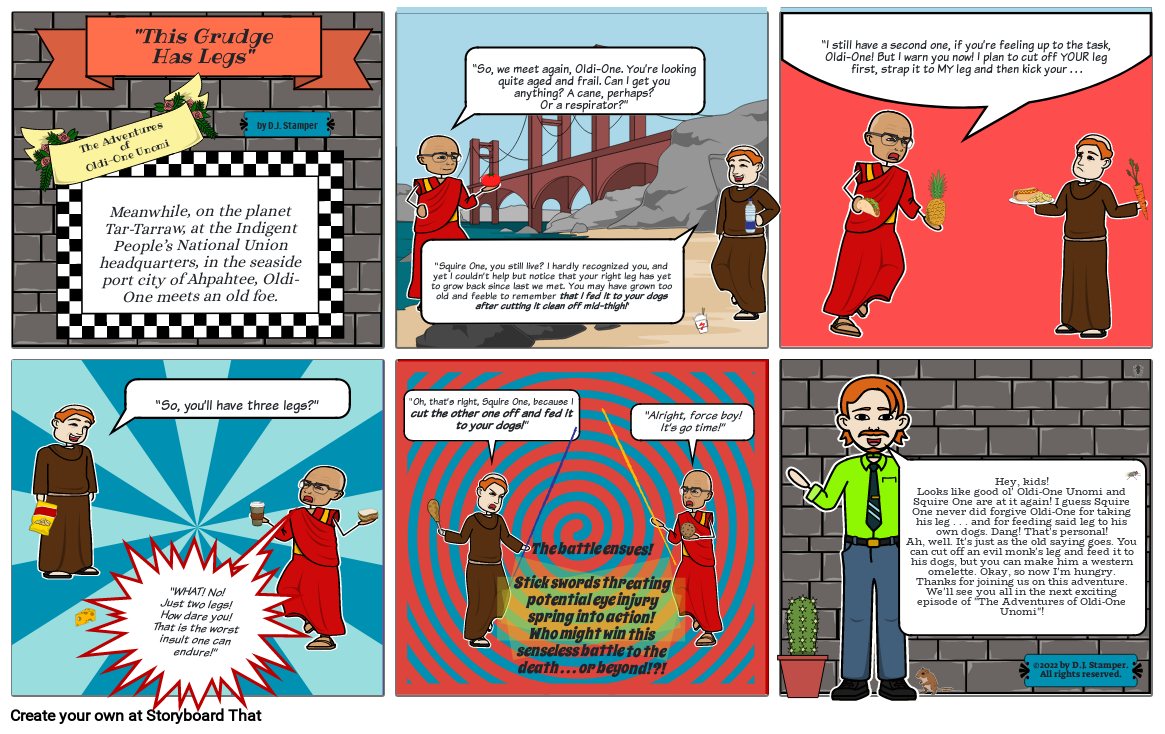 AOOU This Grudge Has Legs Storyboard by superstamp