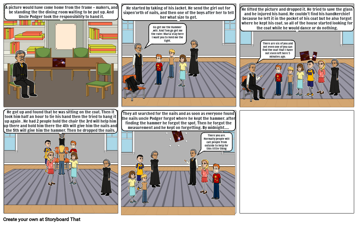 Uncle podger Storyboard por suriya94268