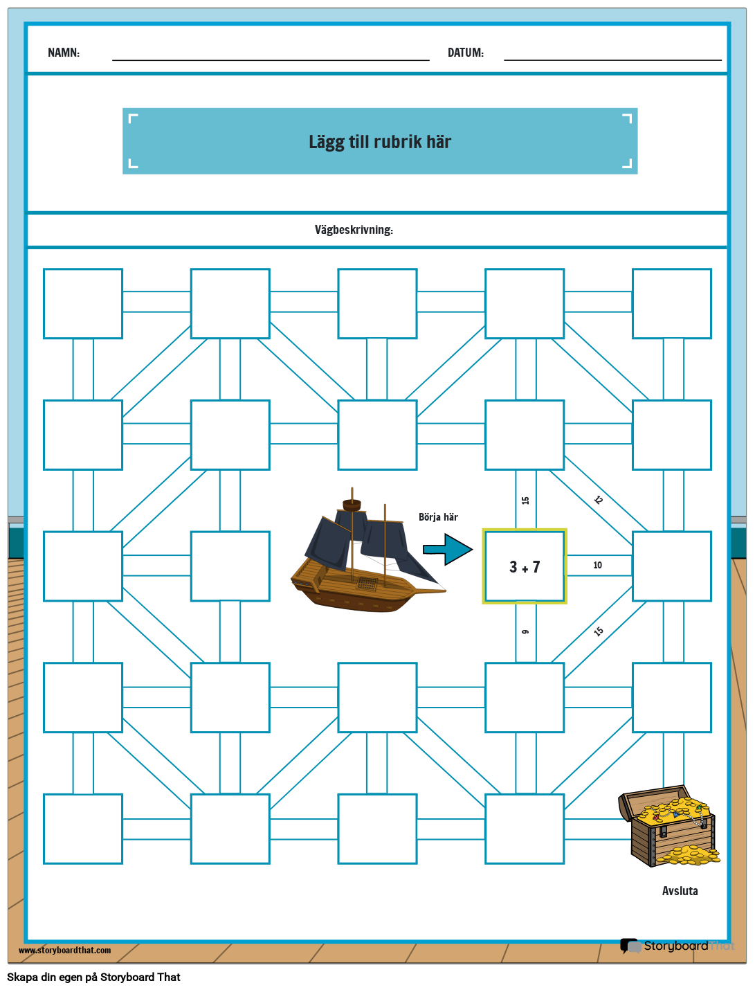 Addition Maze Math Games Arbetsblad Storyboard Addition Maze Math Games Arbetsblad Storyboard
