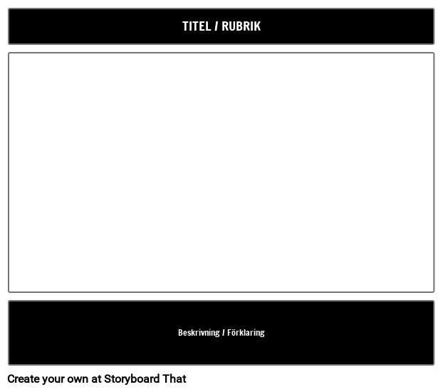 Blank 16x9 Titel Desc Storyboard por sv-examples