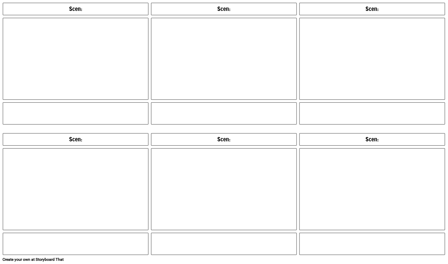 Blank Film Storyboard Mall Storyboard Av Sv examples