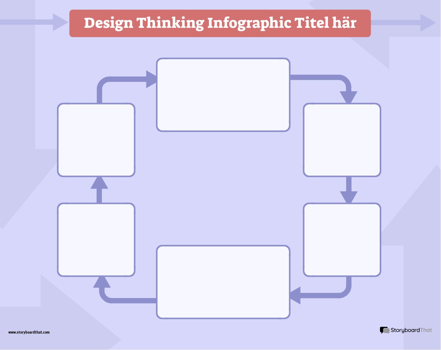 Corporate Design Thinking Infographic Mall 1 Storyboard