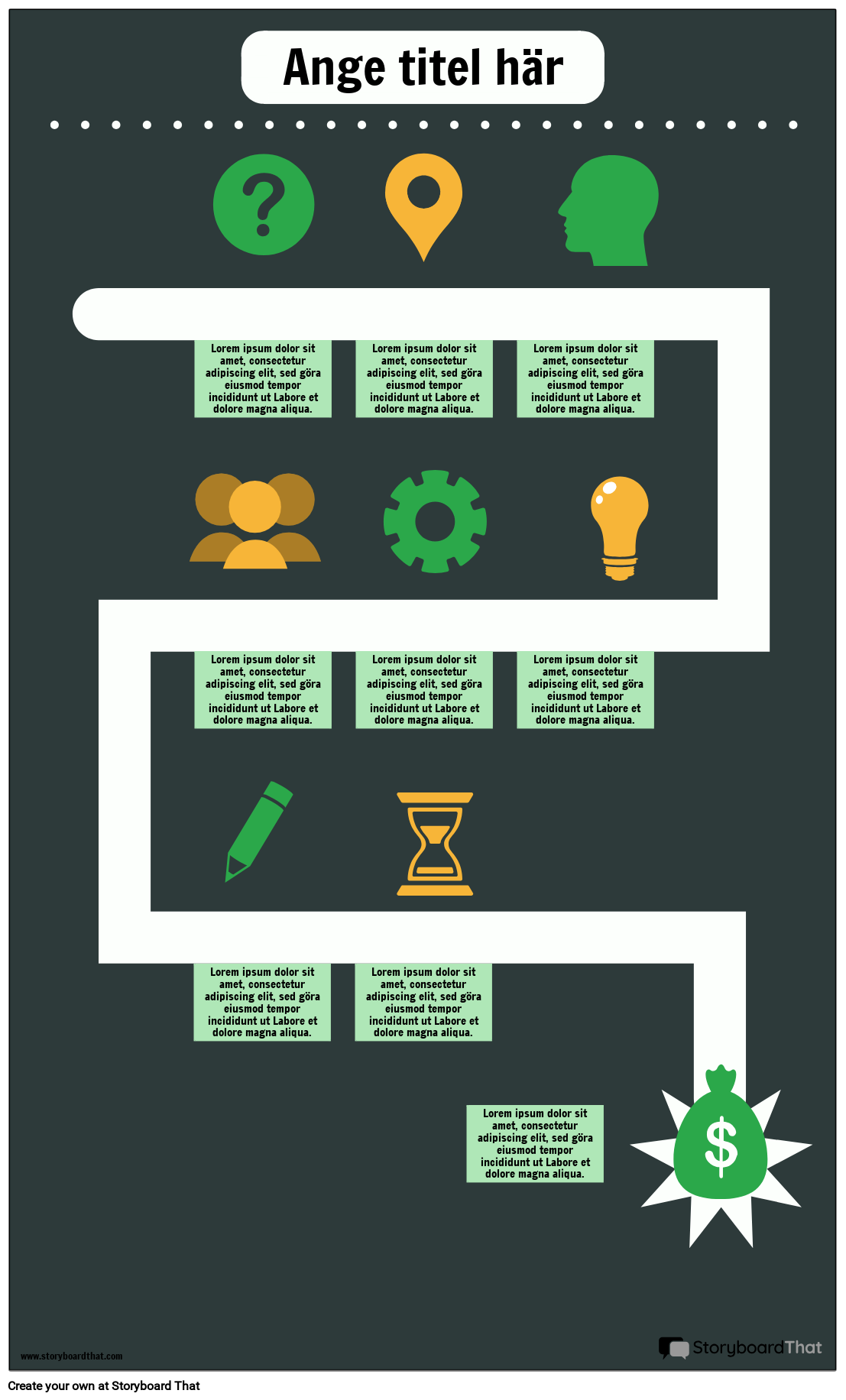 Design Thinking Info-1 Storyboard par sv-examples