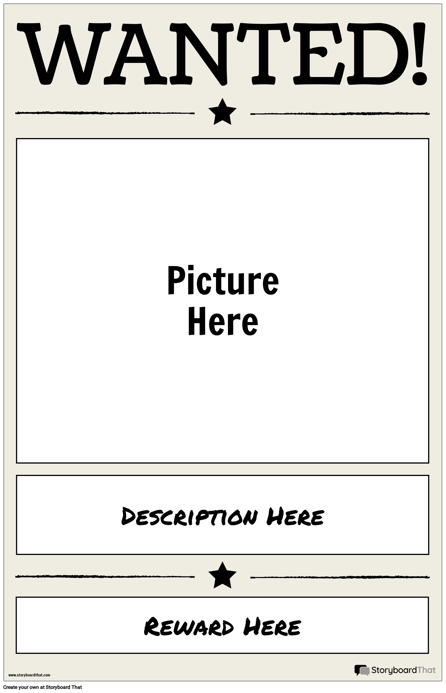 Efterlyst Affisch 1 Storyboard av sv-examples