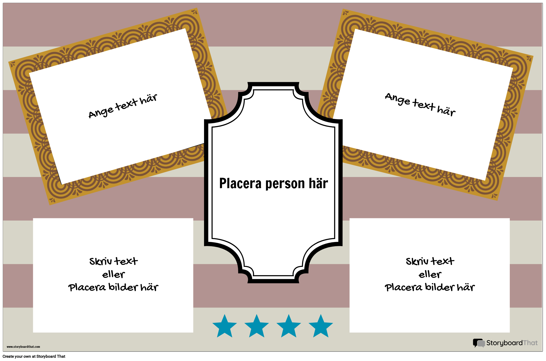 Frames Biography Poster Storyboard av sv-examples