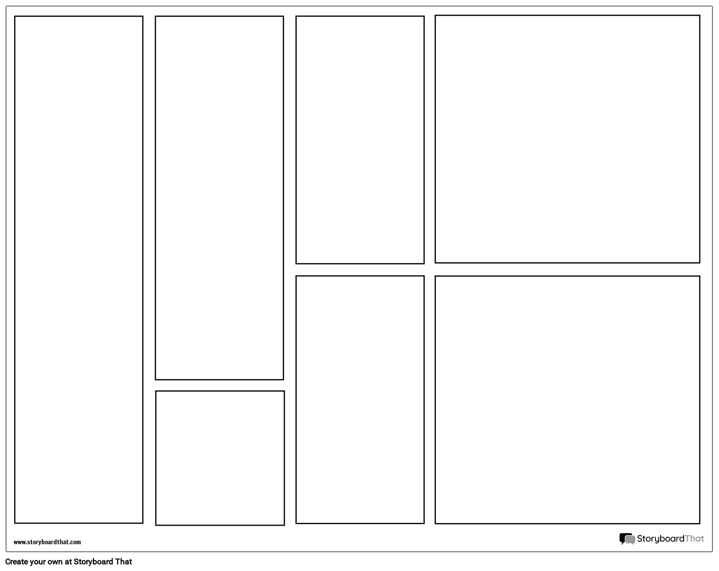 Graphic Novel Layout 5 Storyboard by sv-examples