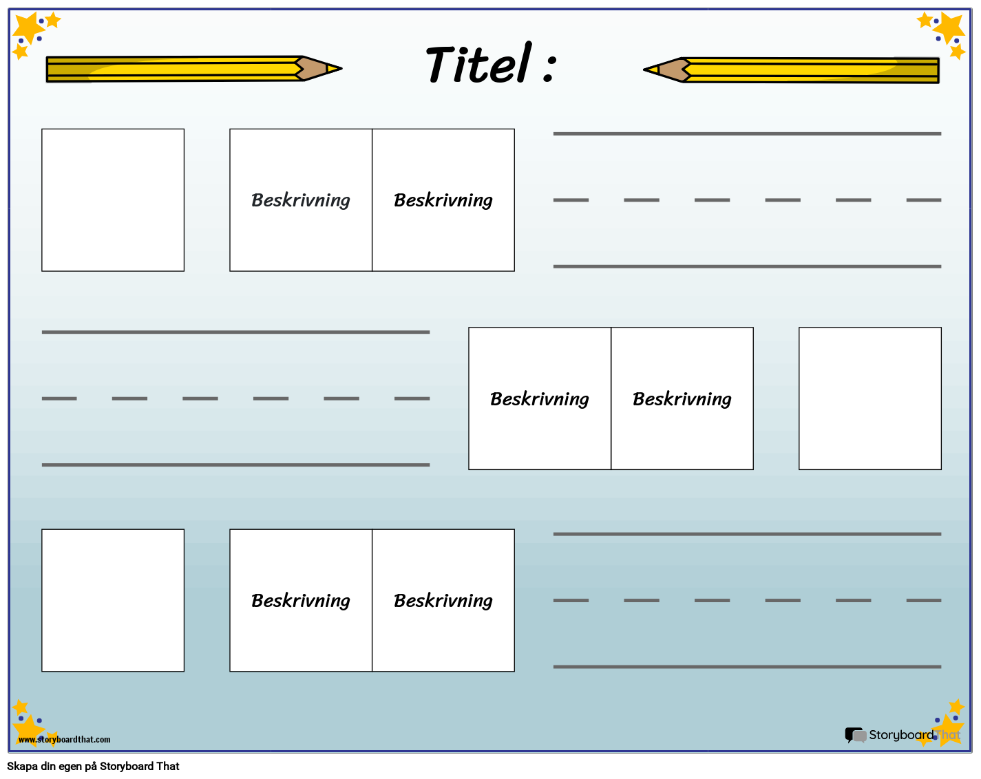 Handstil 6 Storyboard par sv-examples