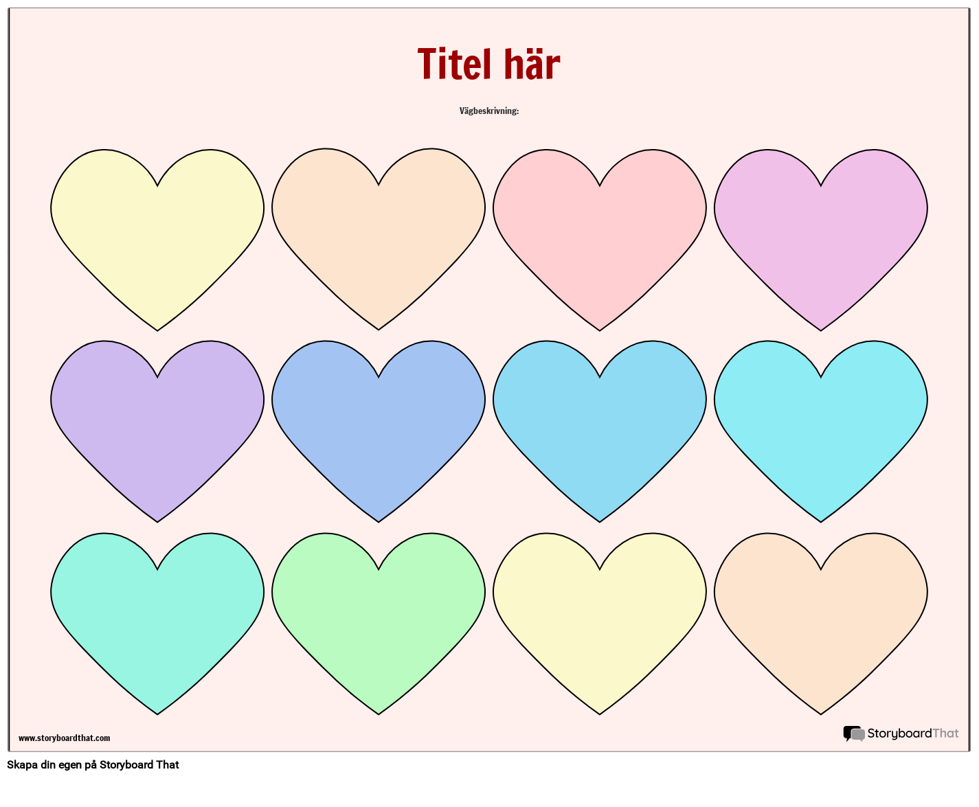 Hjärtmeddelanden Cut Out Mall Storyboard by sv-examples