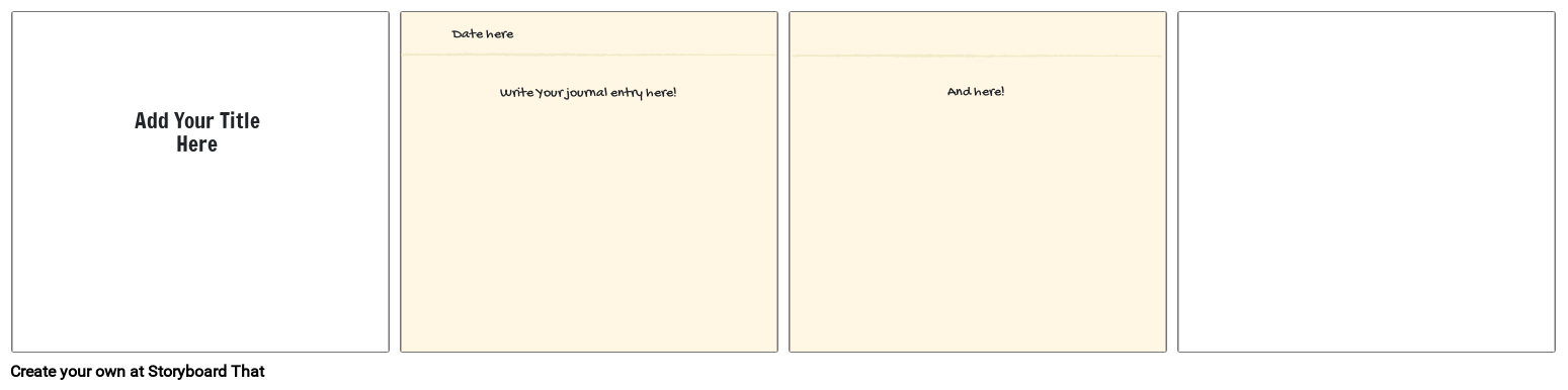 Journal på Vinden Mall Storyboard by sv-examples