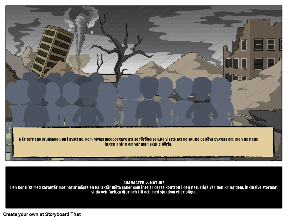 Karaktär Mot Naturen Storyboard Von Sv Examples