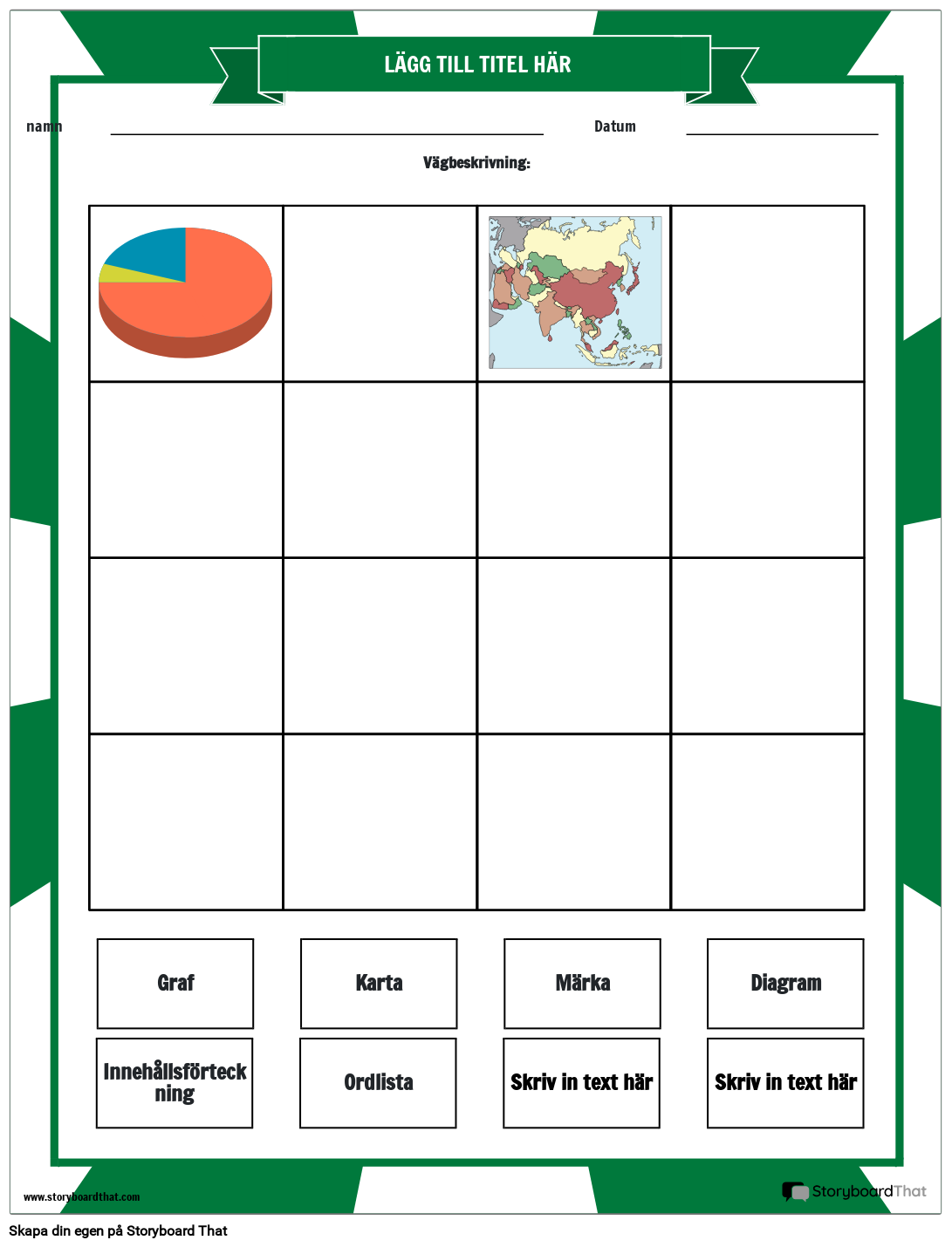 Klipp ut och Klistra Facklitterära Textfunktioner Arbetsblad