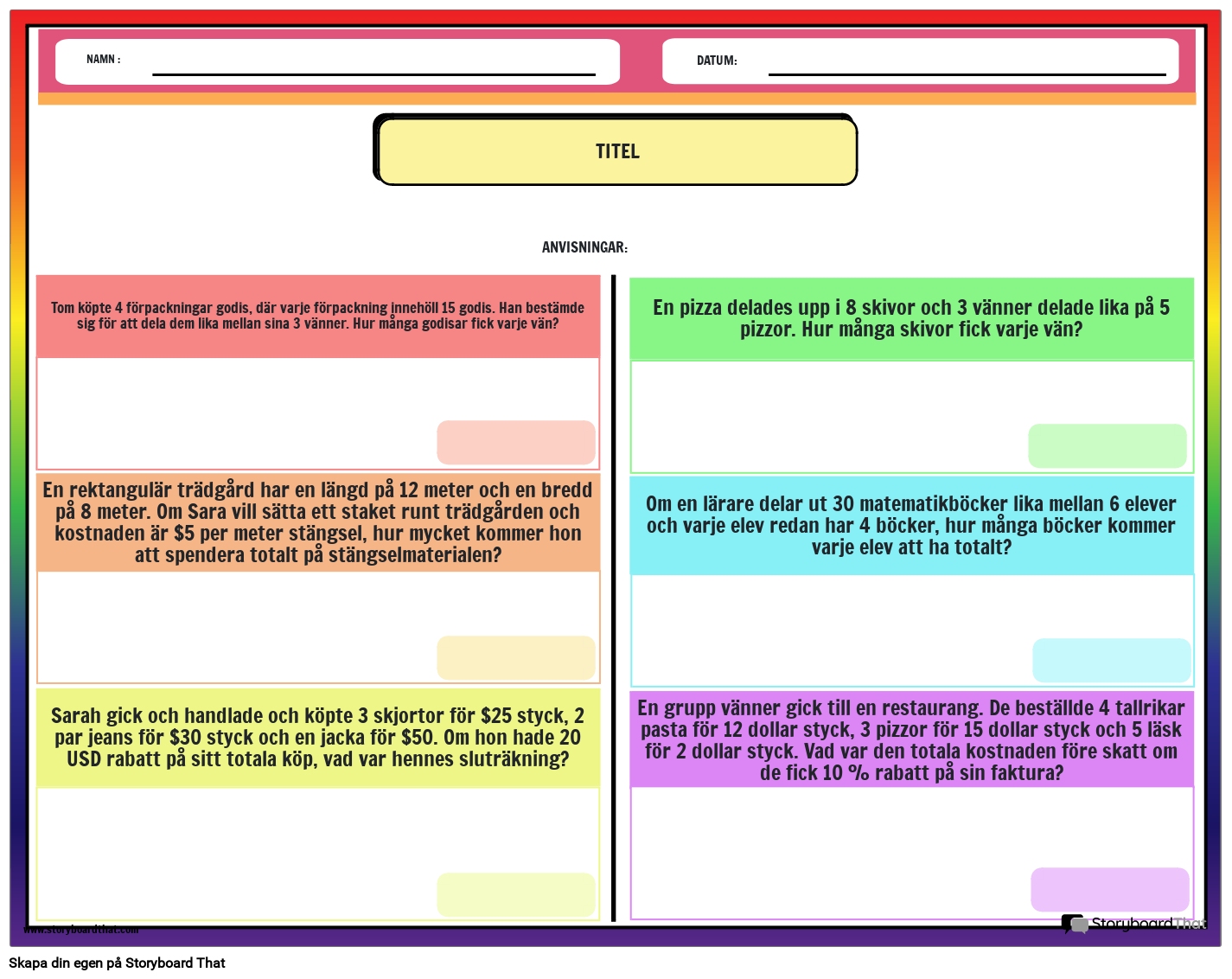 Math Word Problem Med Hj lp Av Order Of Operations