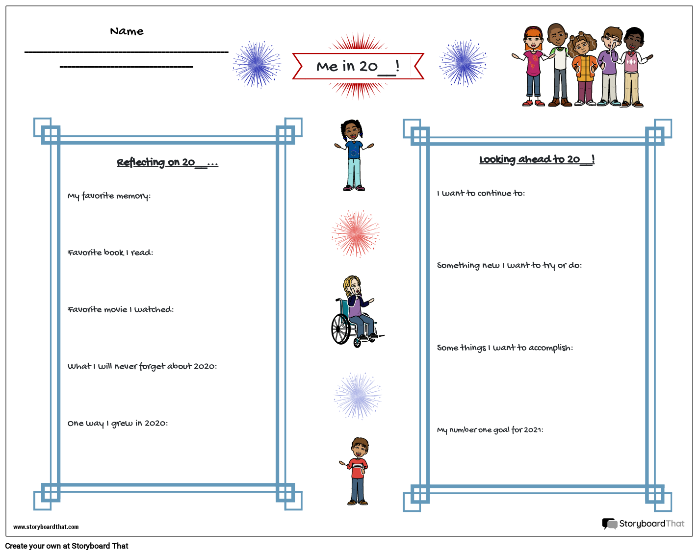 Nyår Mall Storyboard por sv-examples