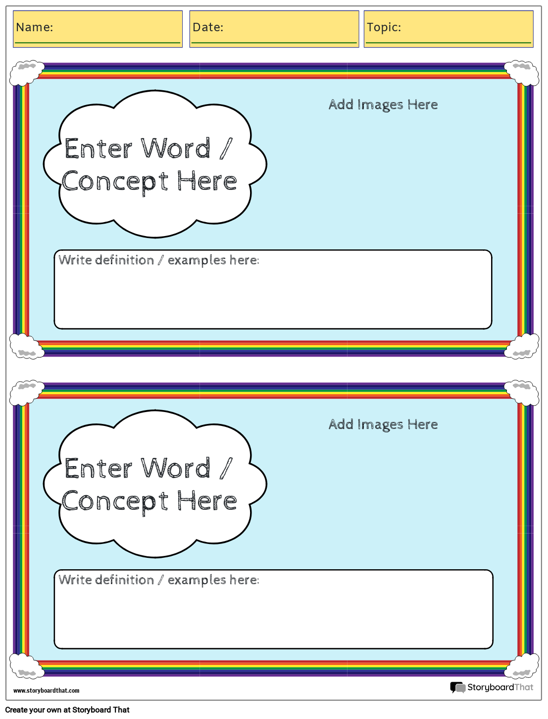 Ordvägg 1 Storyboard af sv-examples