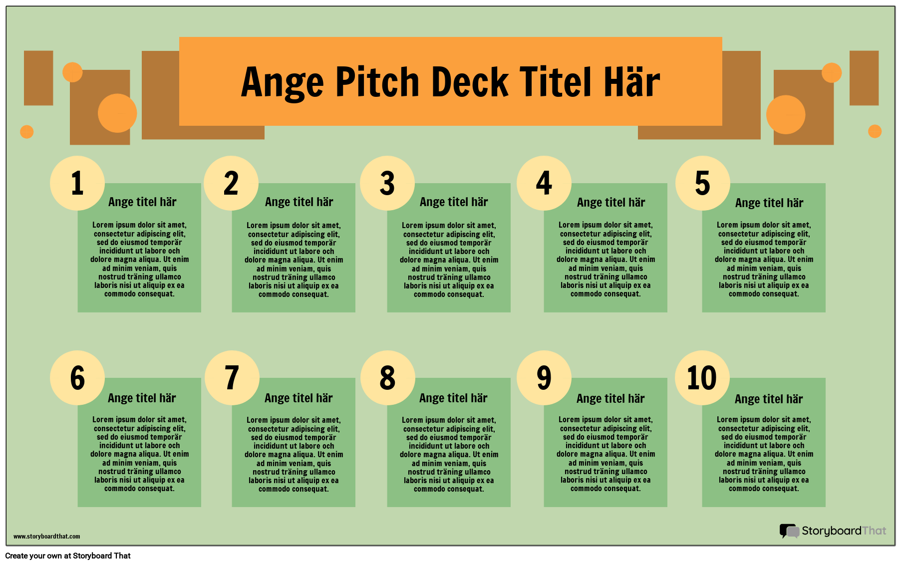 Pitch Deck Info-2 Storyboard par sv-examples