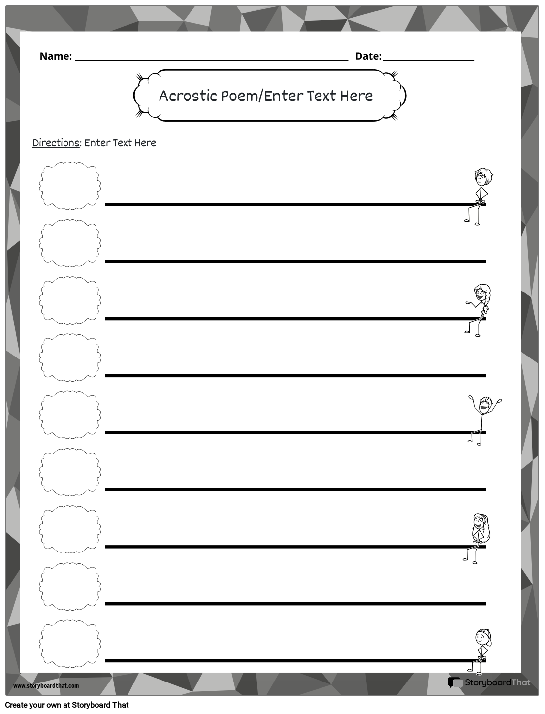 Poesiporträtt Bw 2 Storyboard Av Sv Examples 7164