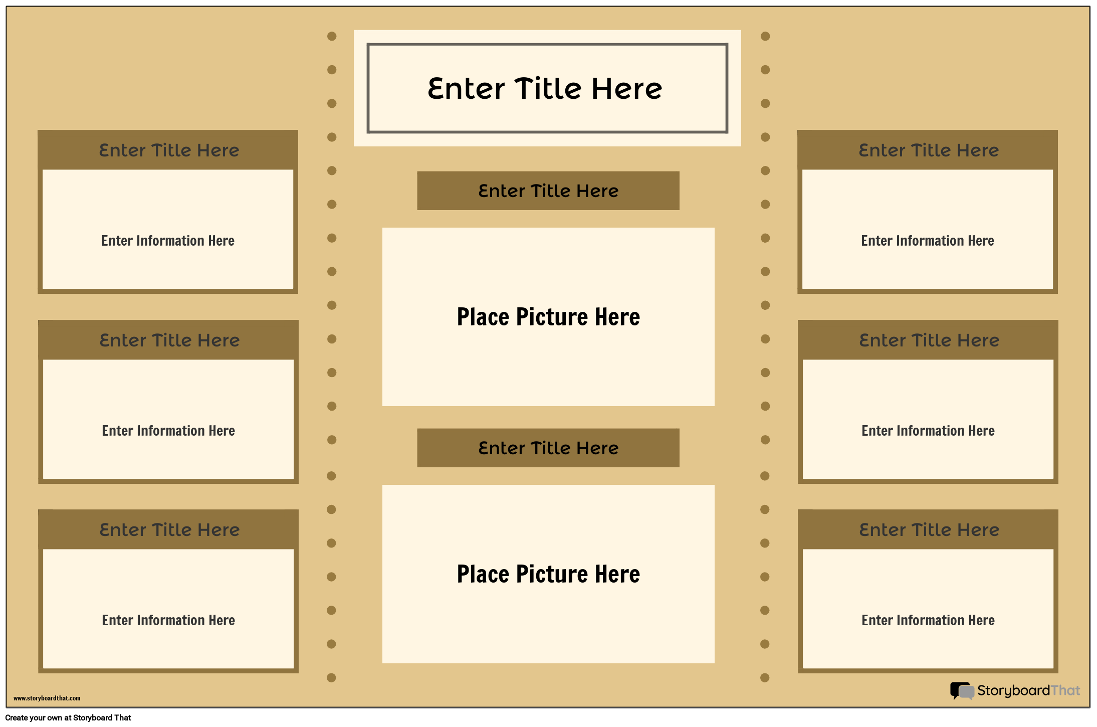 Science Fair-affisch Tri-Fold Storyboard av sv-examples