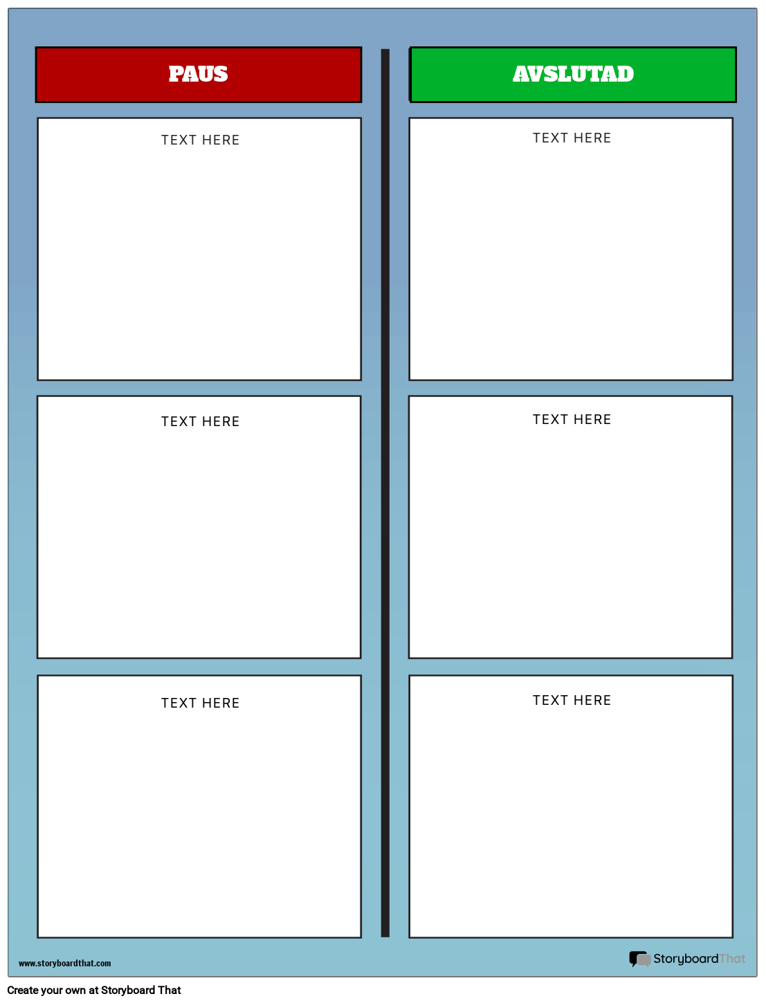 Statusrapport 1 Storyboard by sv-examples