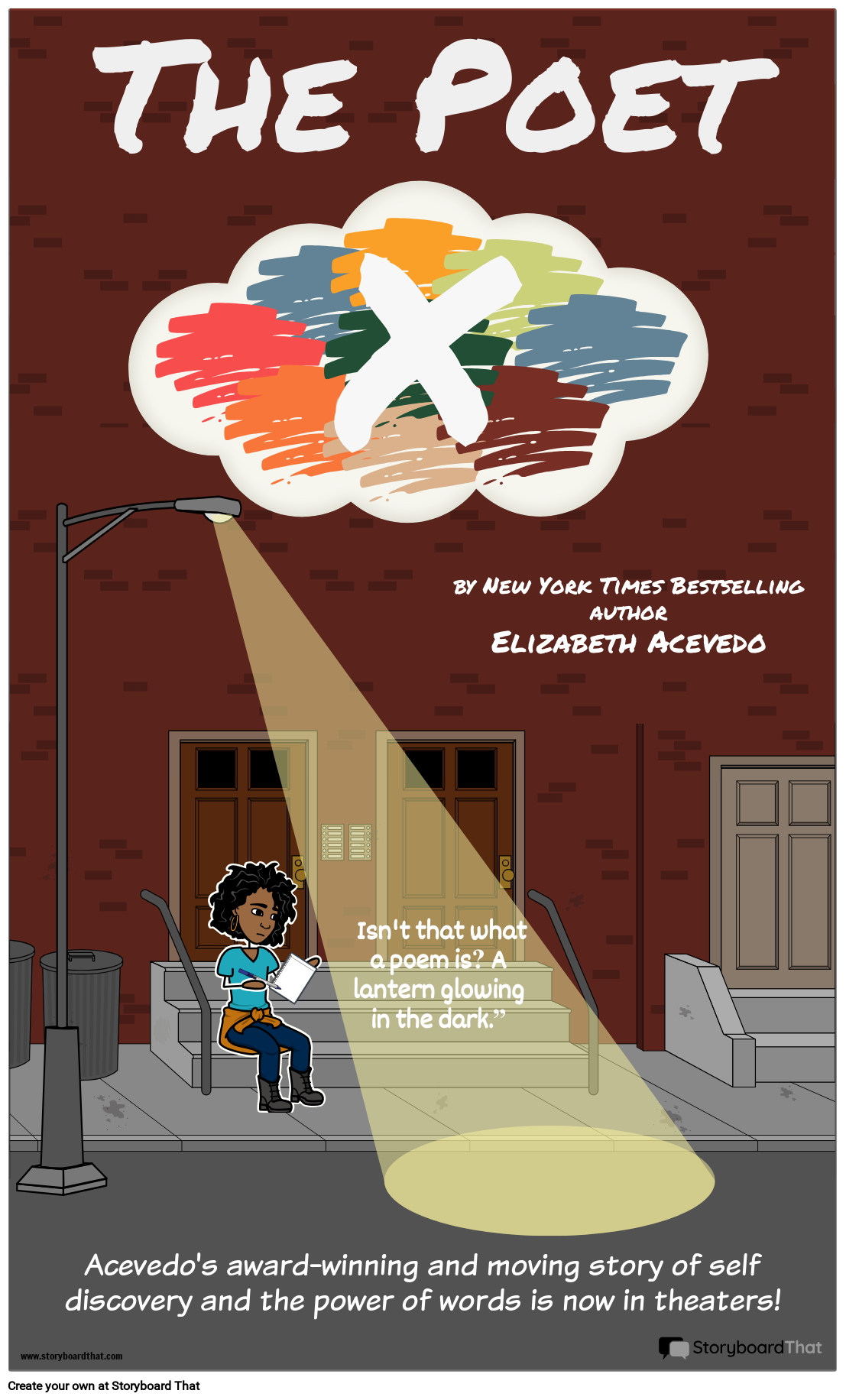 The Poet X Movie Poster Exempel Storyboard por sv-examples