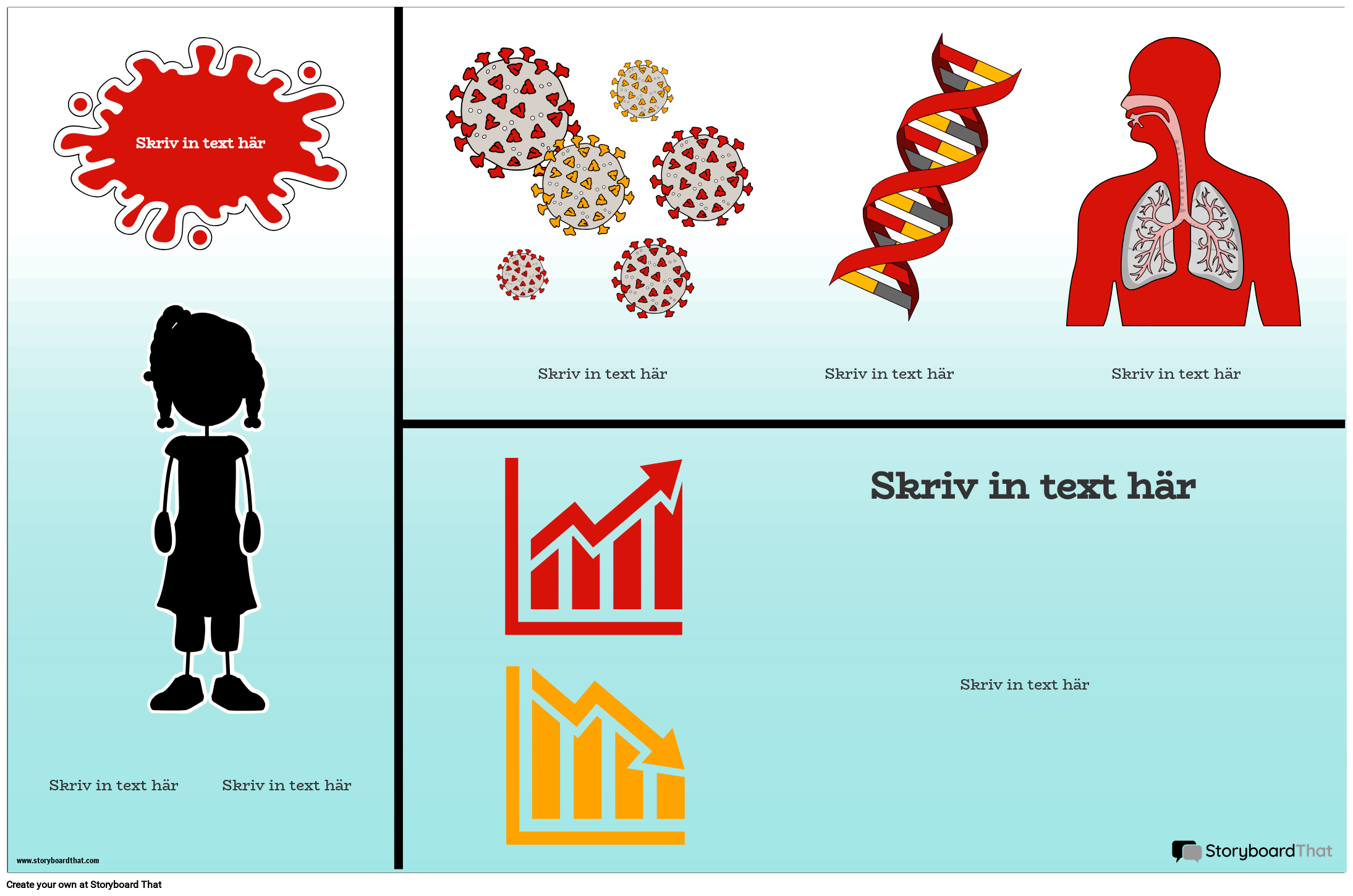 Vetenskapsinfografik Storyboard av sv-examples