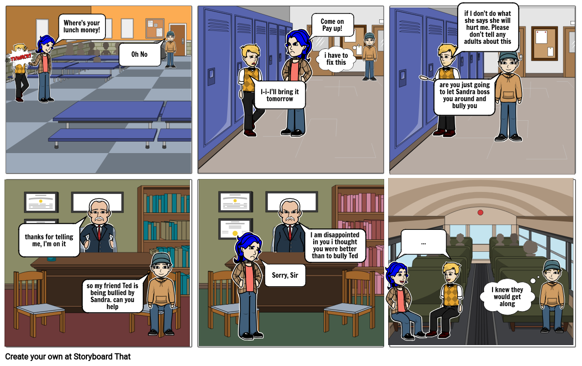 bullying Storyboard por swifty