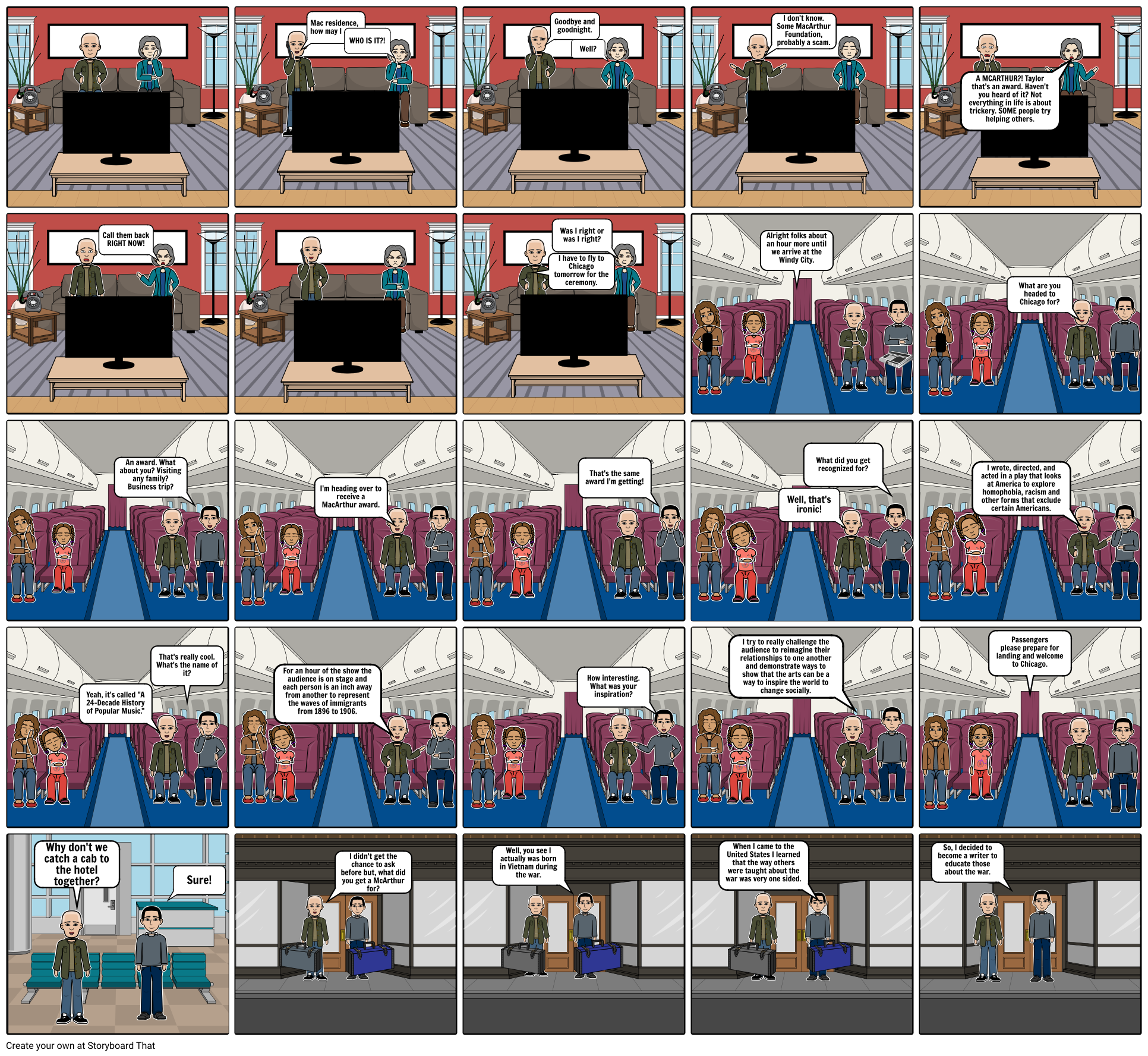 ORB Comic Strip Storyboard by sydneysweeney