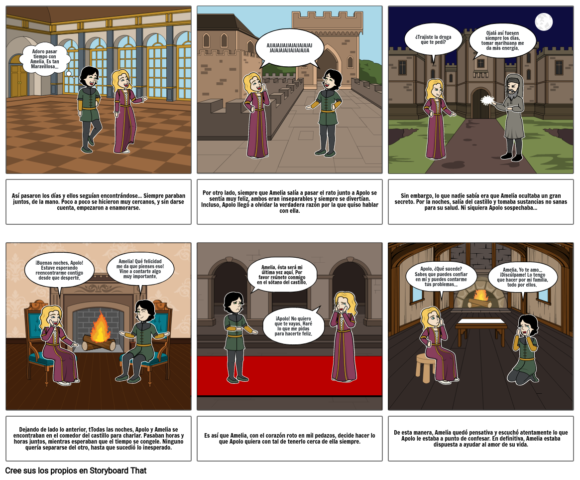 Amor de otro mundo Storyboard por t2023ninaa